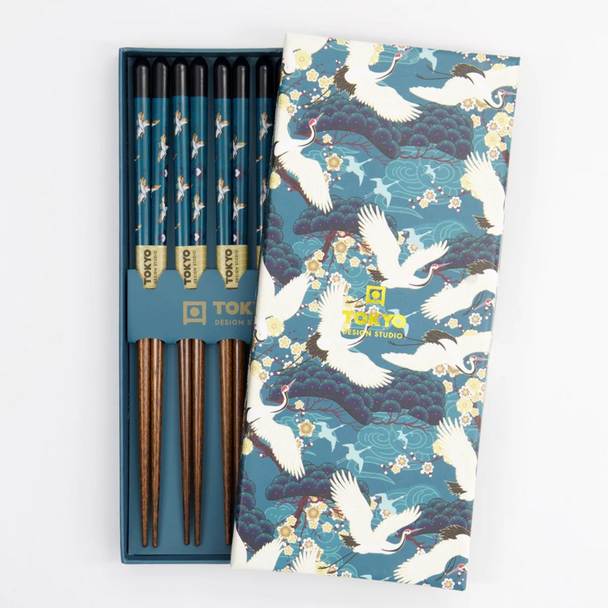 Tokyo Design Studio Chopstick Giftset – Crane – Lime Tree Design