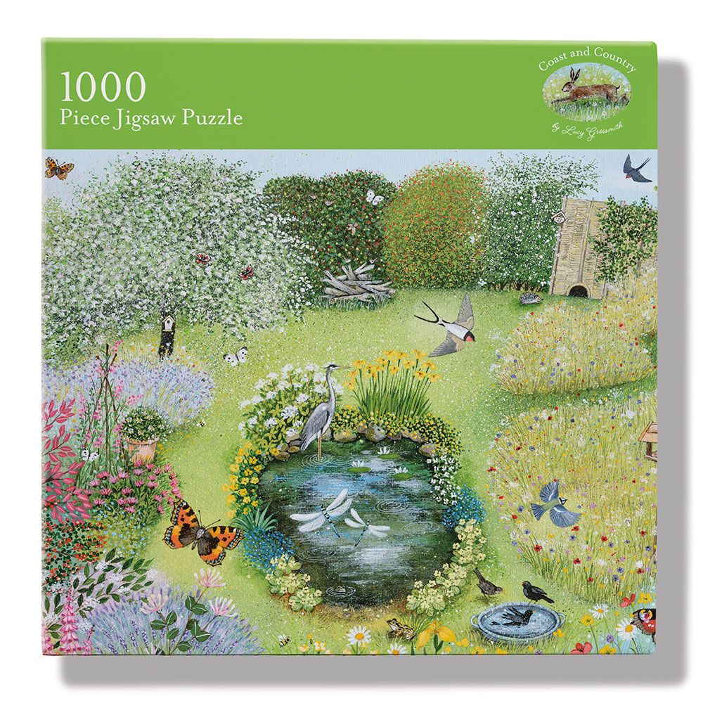 Coast and country 1000 piece puzzle - Lucy Grossmith Wildlife Garden ...