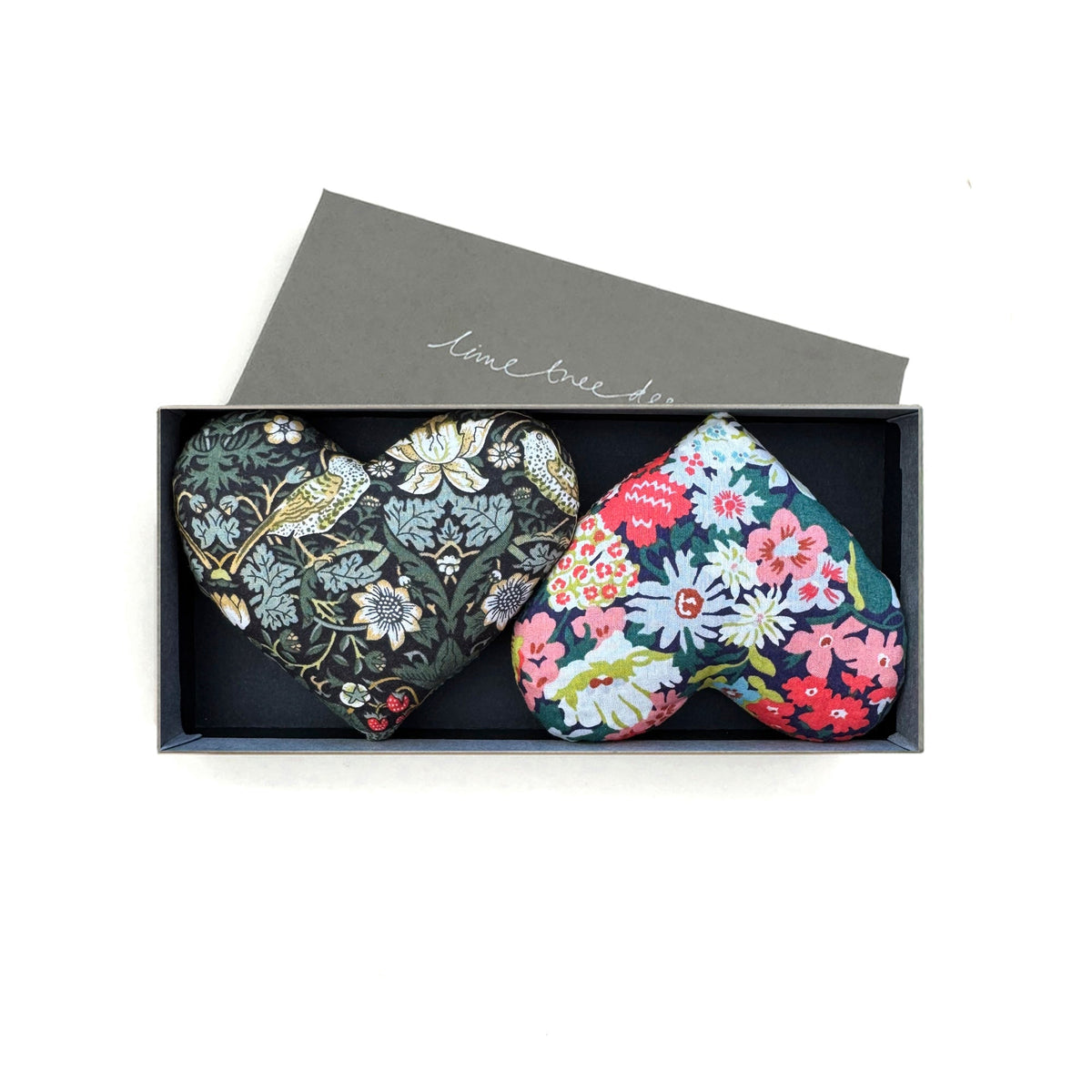 Box of 2 Lavender Hearts - Adam and Eve – Lime Tree Design