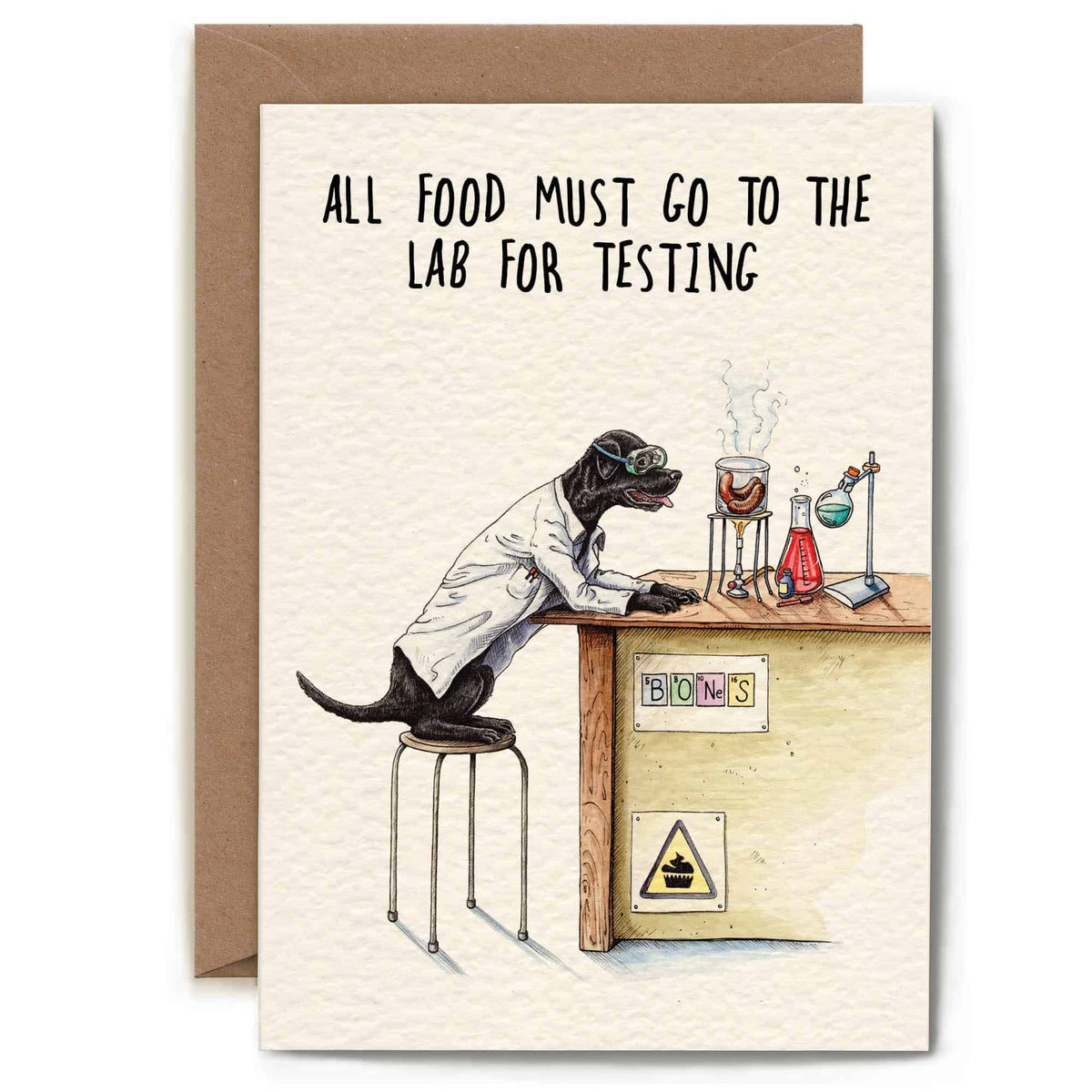 Lab Testing Greetings Card – Lime Tree Design