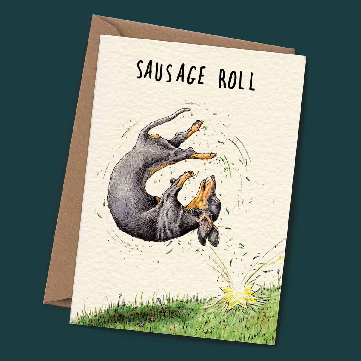 Sausage Roll Card - Everyday Card – Lime Tree Design