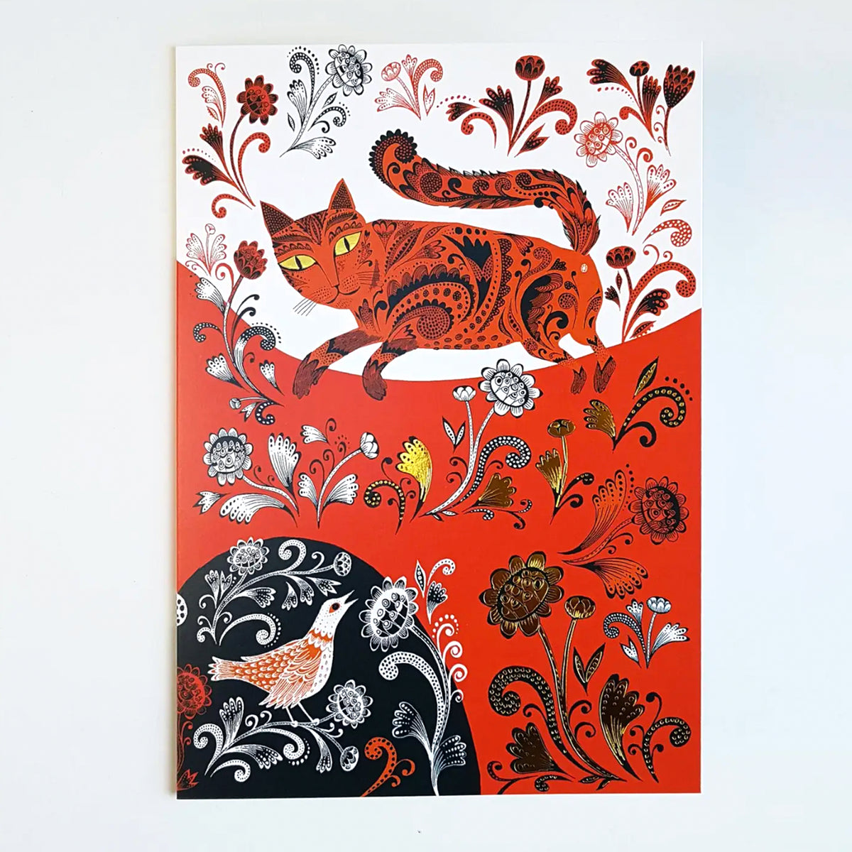 Lush Greeting Card - Kitty – Lime Tree Design
