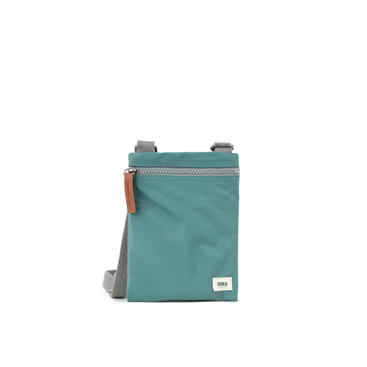 ROKA London Chelsea Sling Pocket Bag: Sage – Lime Tree Design